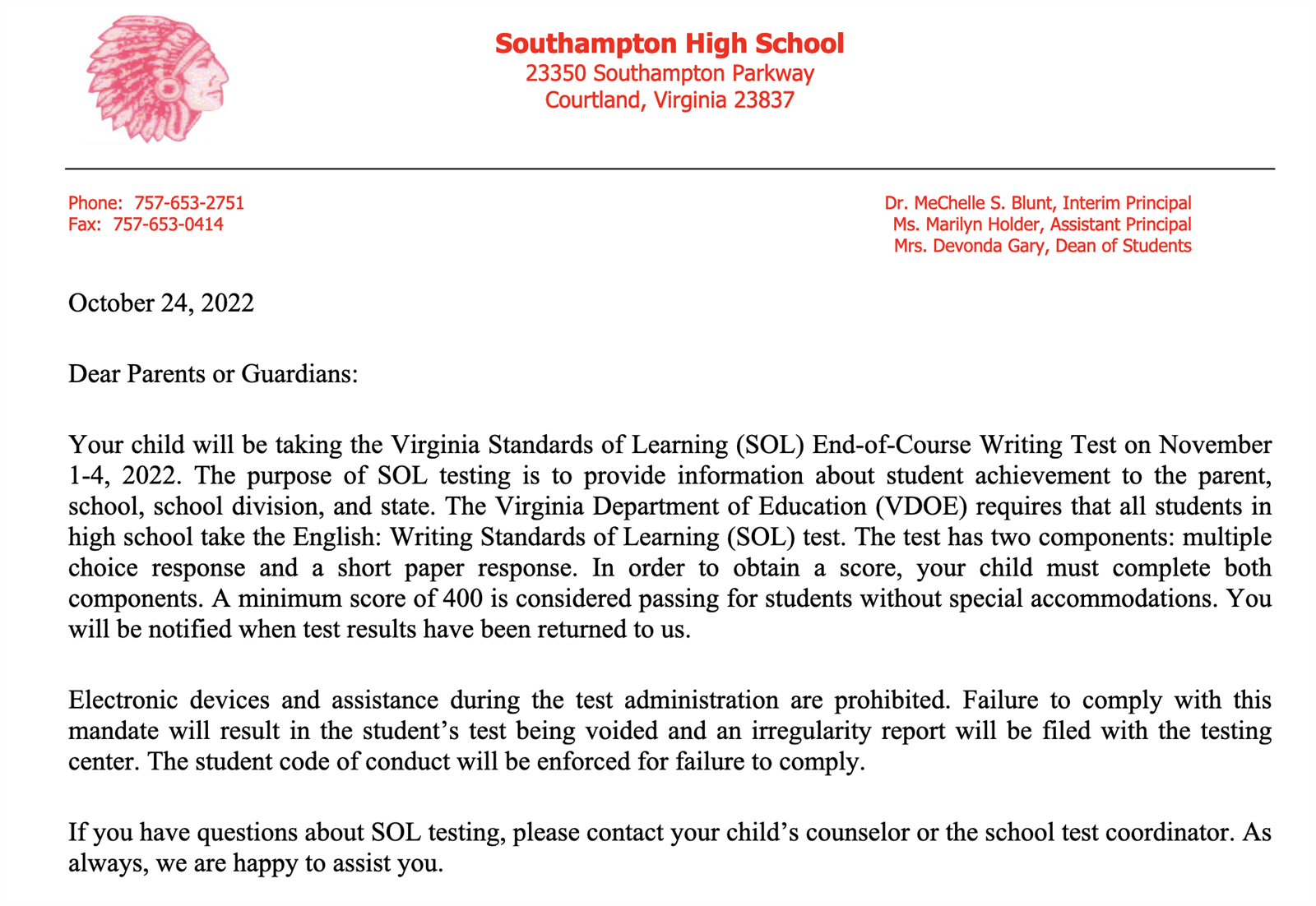 Southampton High School / Homepage
